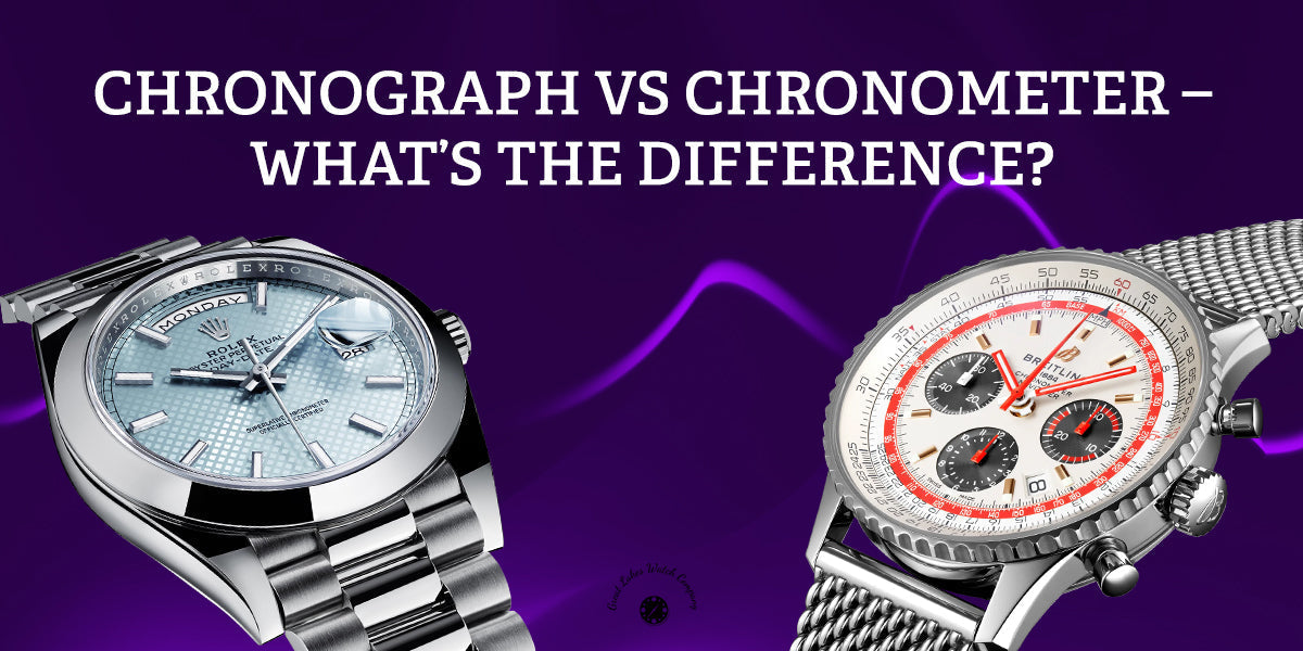 Chronograph vs Chronometer: What Is the Difference? – Great Lakes Watch ...